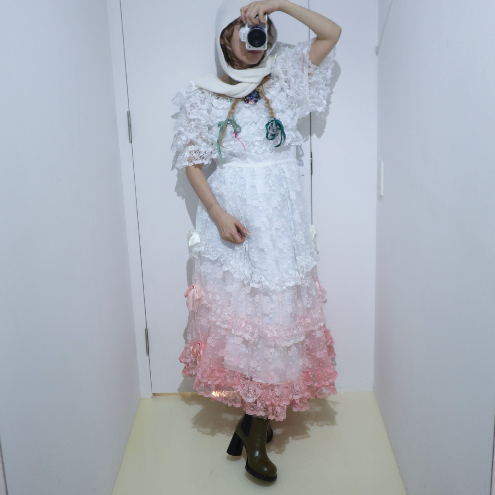 HANA YAGI FLOWER LACE DRESS – GIGINA